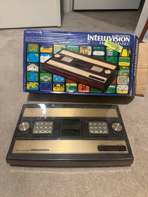 Vintage Original Intellivision Game Console & B17 Bomber Game Never ...