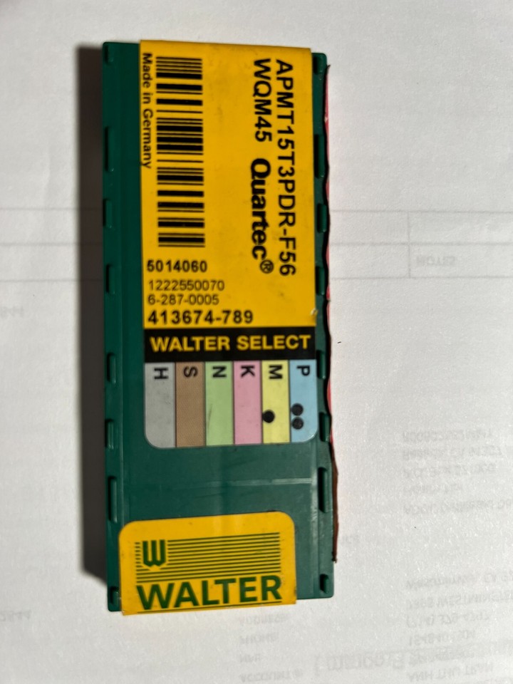 20 new Walter APMT15T3PDR-F56 Grade: WQM45 Carbide Milling Insert | eBay