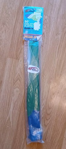 Hi-Flier 50” Keel-Style Plastic Rainbow Vintage NOS Sealed Blue White ...