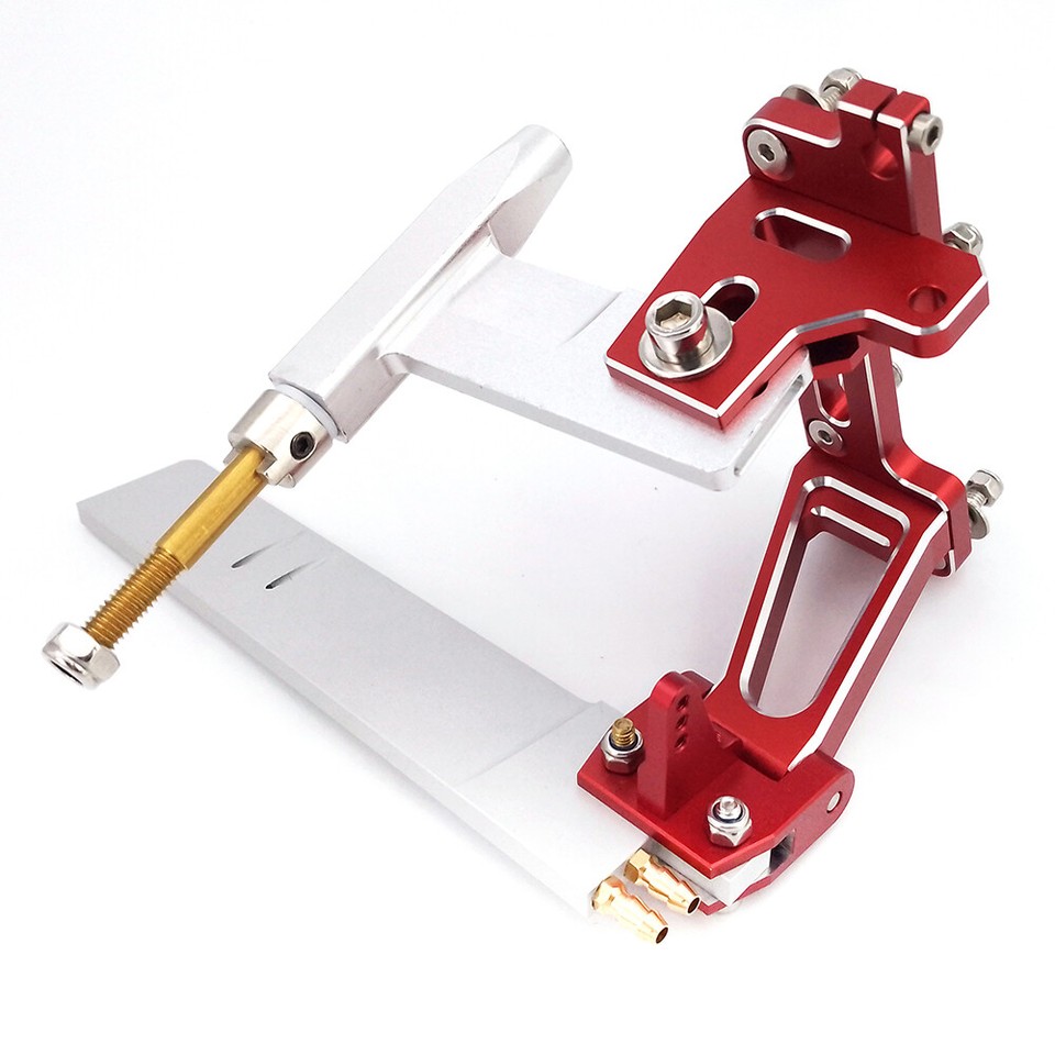 Integrated 6.35mm 1/4" Shaft Strut Rudder Kit for Gas Nitro RC Speed ...