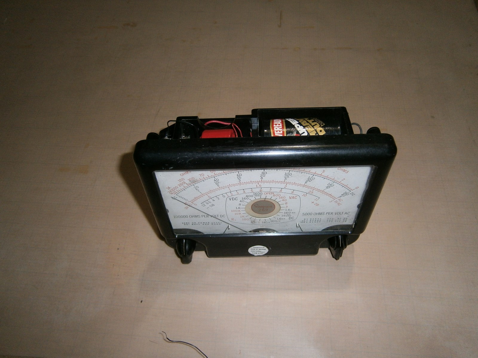 Simpson 269 Regency TR-1 Vintage Transistor Testers AVO Meters Lithium ...