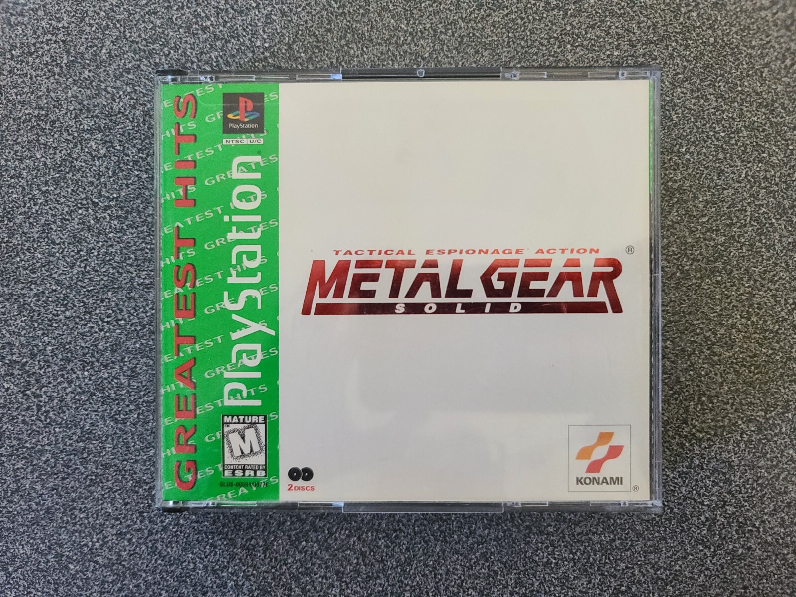 Ps 1 Game Metal Gear Solid - Sony PlayStation 1 PS1 Complete w. Reg ...