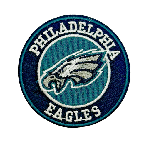 Philadelphia Eagles Round 3" Patch Iron on Green | eBay