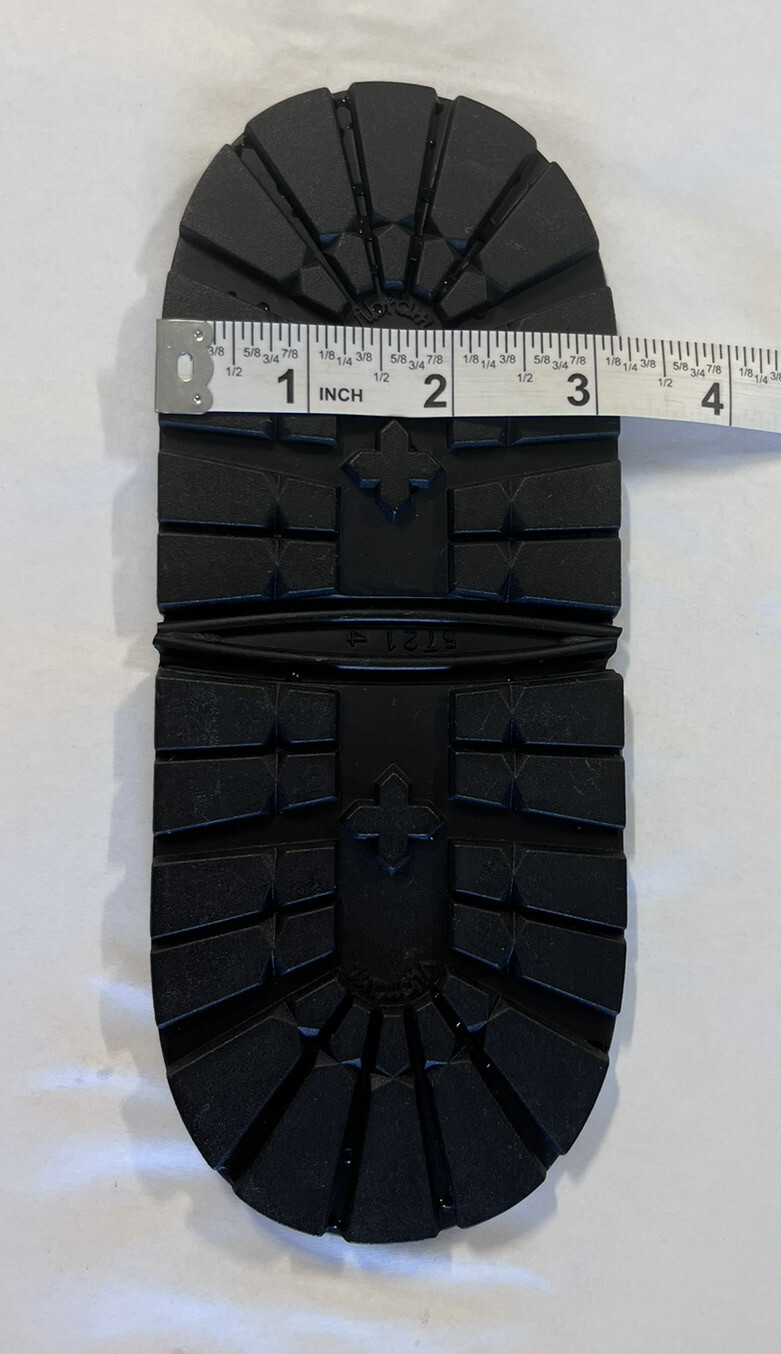 Vibram Mini Lug Heel Size 34 #5721-5722 (1 Pair) 3-1/8” Half Sole | eBay