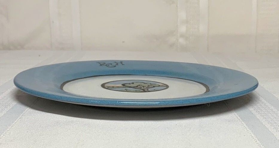 SEG POTTERY, SATURDAY EVENING GIRLS, DECORATED SCENIC LUNCHEON PLATE ...