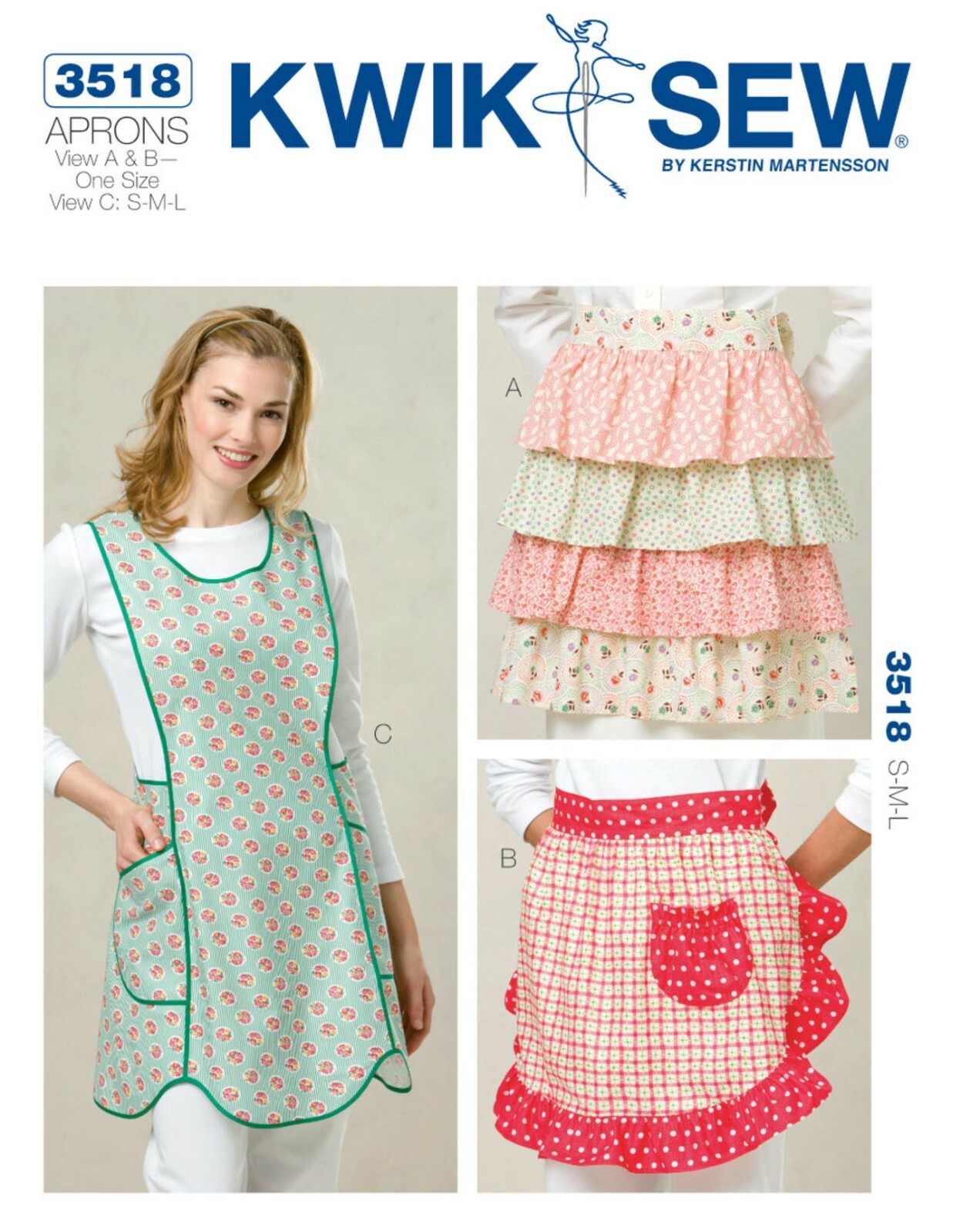 Kwik Sew Pattern K3518 Aprons by Spotlight for sale online | eBay