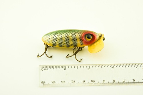 Vintage Arbogast Plastic Lip WWII Jitterbug Minnow Antique Fishing Lure ...