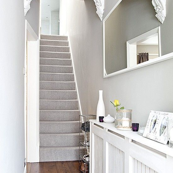 Light Grey Wallpaper Hallway