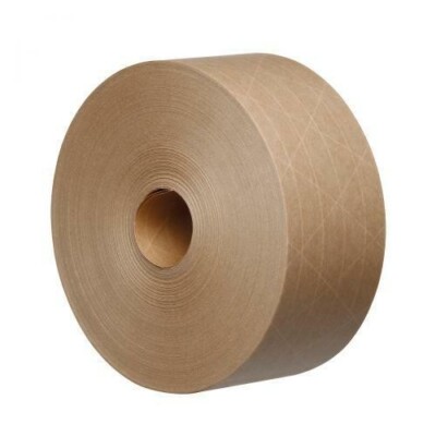 2 x STRONG BROWN REINFORCED GUMMED PAPER WATER ACTIVATED TAPES ...