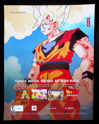 Dragon Ball Z Budokai 3 Funimation Atari 2004 Print Magazine Ad Poster ...
