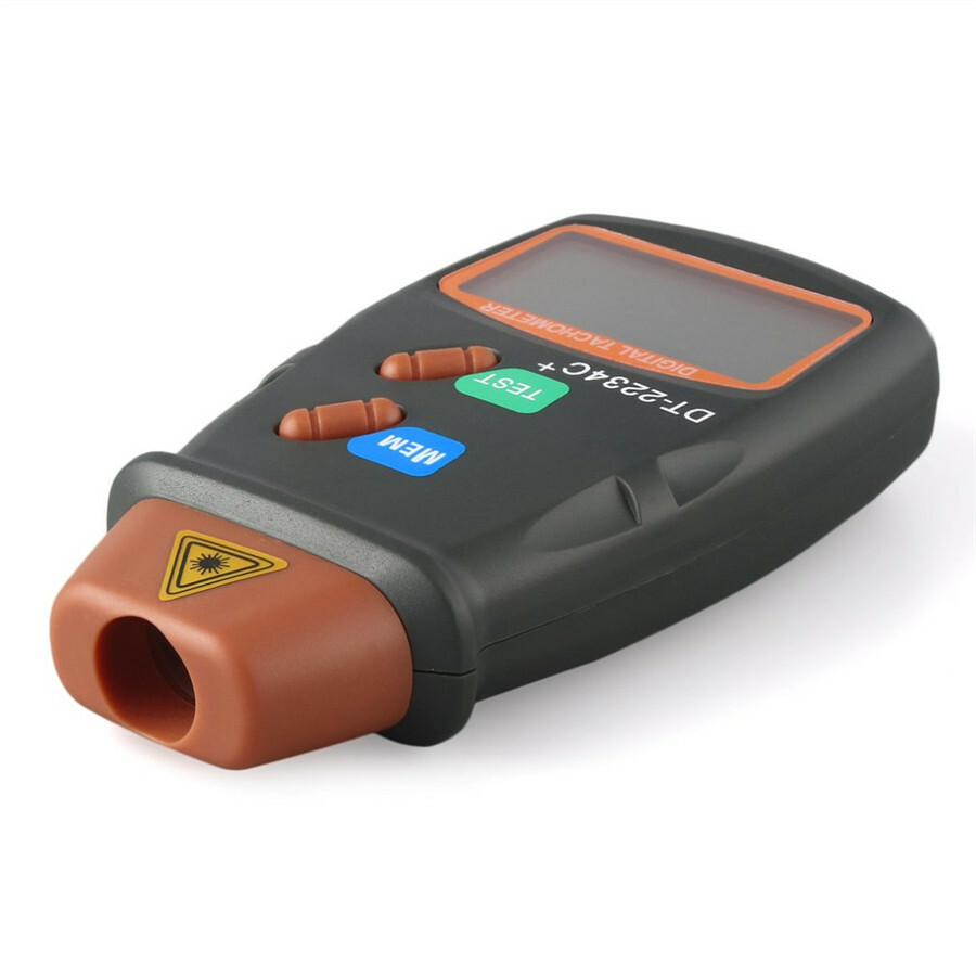 Handheld Digital Laser Tachometer Non Contact Tach Tool RPM Tester ...
