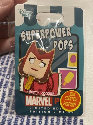 Disney Marvel Scarlet Witch Superpower Pops Scented Pin Chaotic Coconut ...