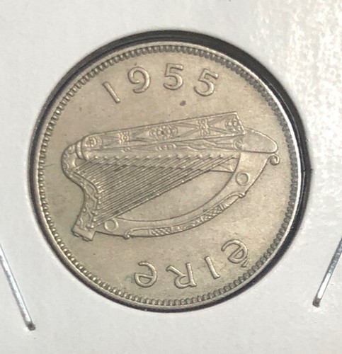 1955 Ireland One Shilling Eire Copper Nickel Coin -23.6mm-KM#14a | eBay