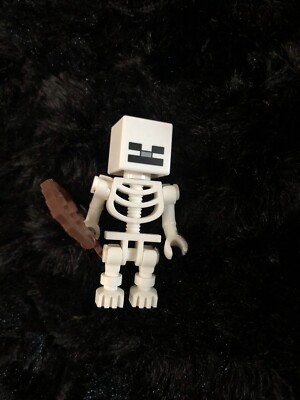 LEGO Minecraft - Skeleton - Figur Minifig Skelett Steve Creeper 21118 ...