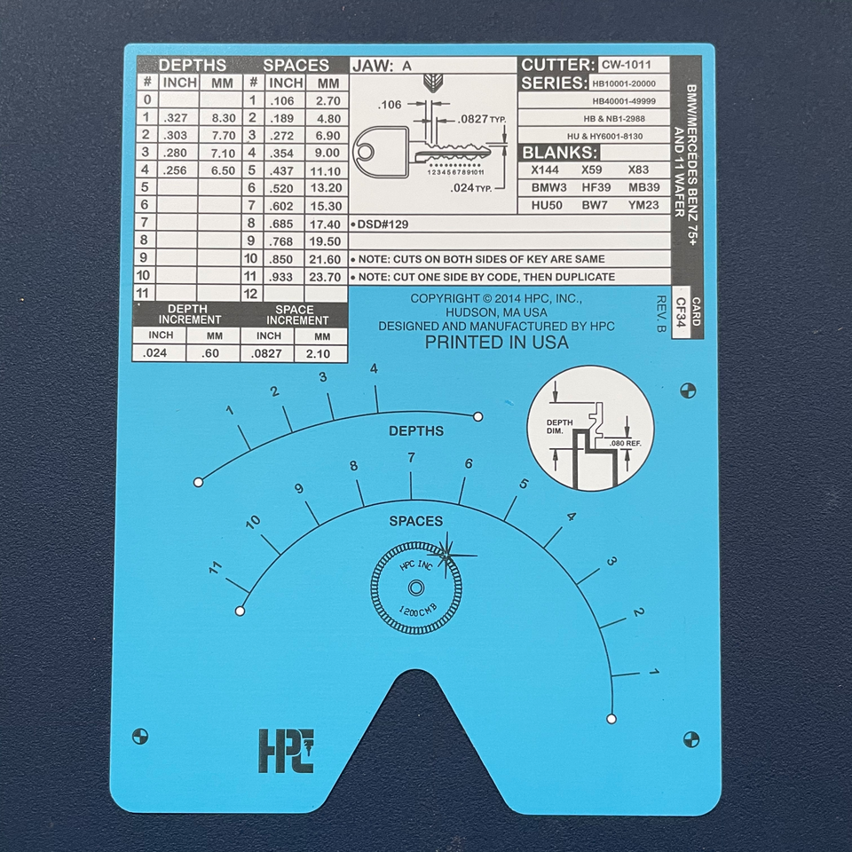 New HPC Replacement Code Cards for 1200 CMB Blitz - Free Shipping ...