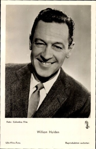 Ak Schauspieler William Holden, Portrait, Der Schlüssel - 11128203 | eBay