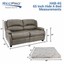 RecPro Charles 65" RV Hide A Bed Sofa Couch Sleeper Putty Memory Foam ...
