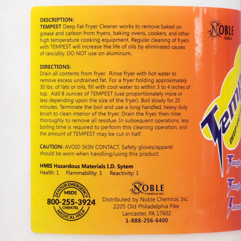 4 PACK 8lb Commercial Restaurant Powder Deep Fryer Grease Degreaser ...