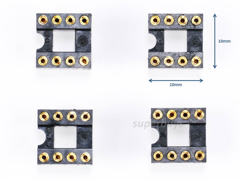 4pcs DIP8 8 Round Pin Adapter For Opamp OP-AMP Integrated Circuit IC ...