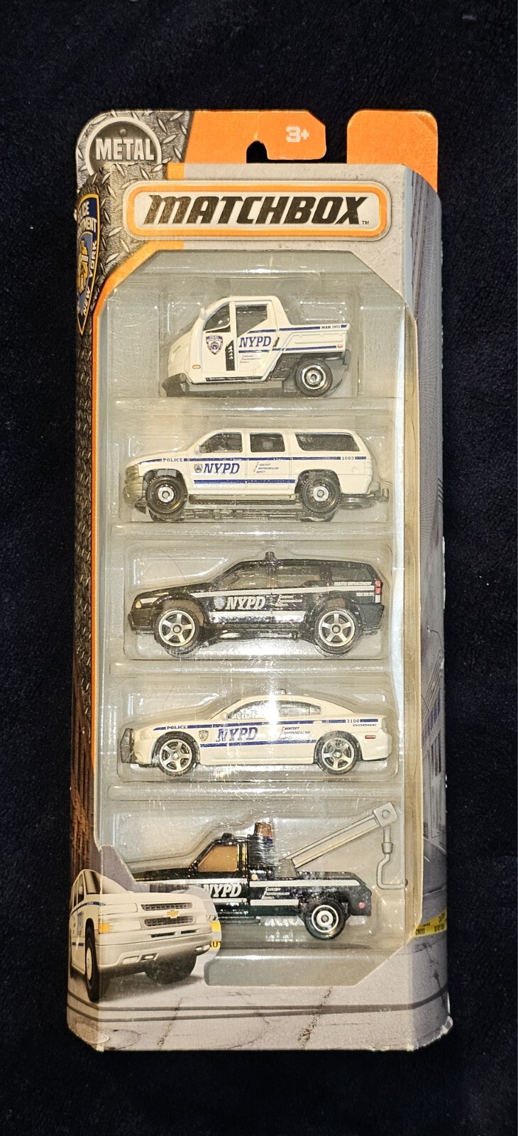 2016 Matchbox NYPD Police Rescue 5 Pack NEW YORK CiTY POLICE DEPT