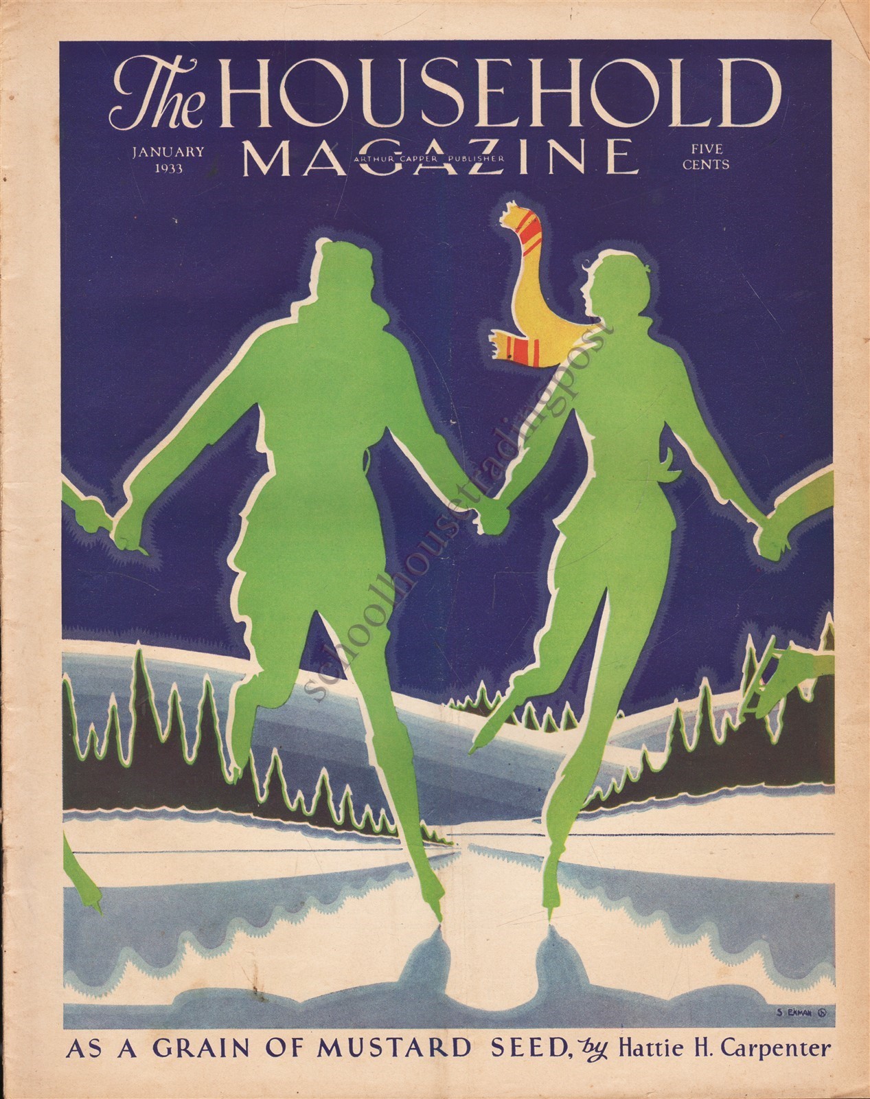 The Household Magazine 1933 January Women's Fashion/Household/Stories ...