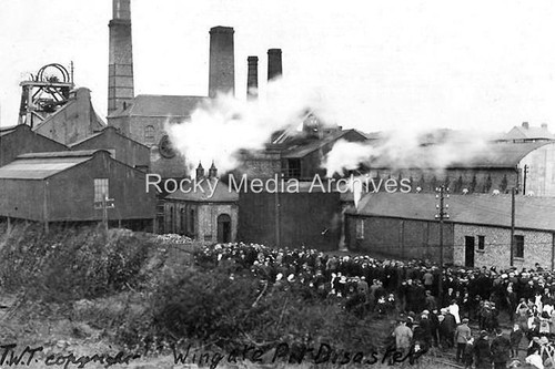 nkl-88 Wingate Grange Colliery Pit Explosion Disaster, Durham 1906 ...