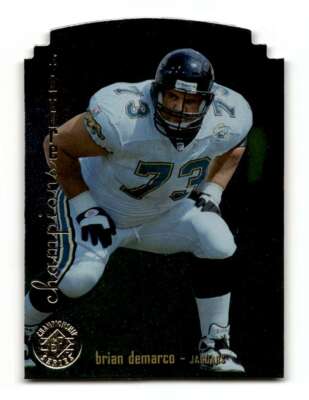 1995 SP Championship #6 Brian DeMarco Jacksonville Jaguars Football ID ...