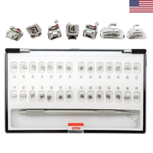 Orthodontic Self Ligating Bracket Buccal Tube Ormco Damon Q MBT 022 345 ...