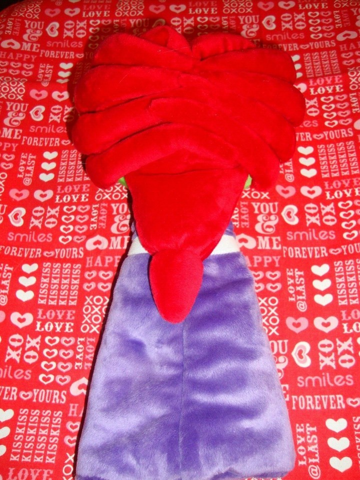 RARE FIND 13" Thomas Nelson Petunia Rhubarb Stuffed Plush Hand Puppet ...