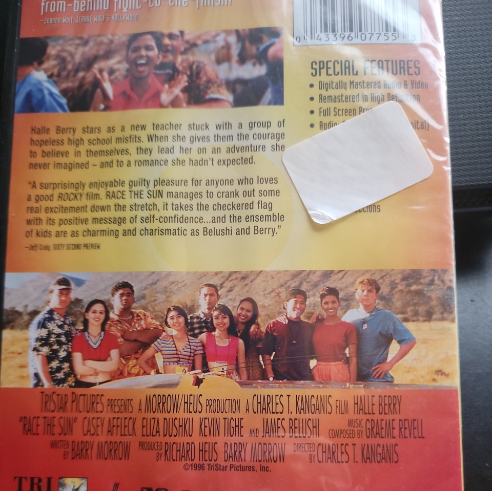 Race the Sun (DVD, 1996) Unopened. Still Sealed. Full Screen DVD ...