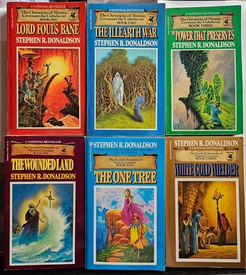 Thomas Covenant Series by Stephen R. Donaldson 2 sets of 3 books | eBay