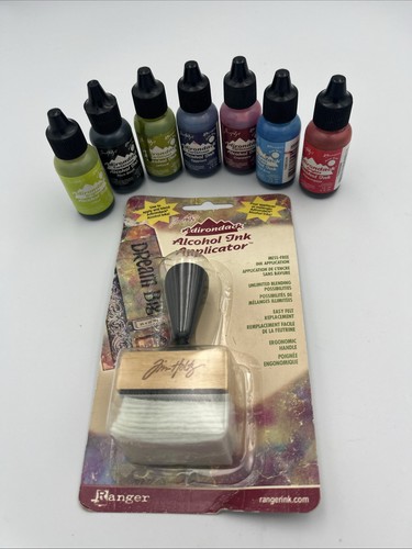 Ranger Tim Holtz Adirondack Alcohol Ink Applicator with 10 Felt Pads 7 ...
