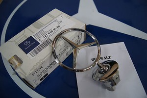 Mercedes Benz Hood Star Ornament C300 C350 C63 E350 E550 E63 S550 S63 ...