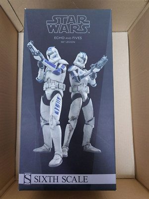 Sideshow Star Wars Sixth Scale ECHO & FIVES 501st legion 1/6 Scale ...