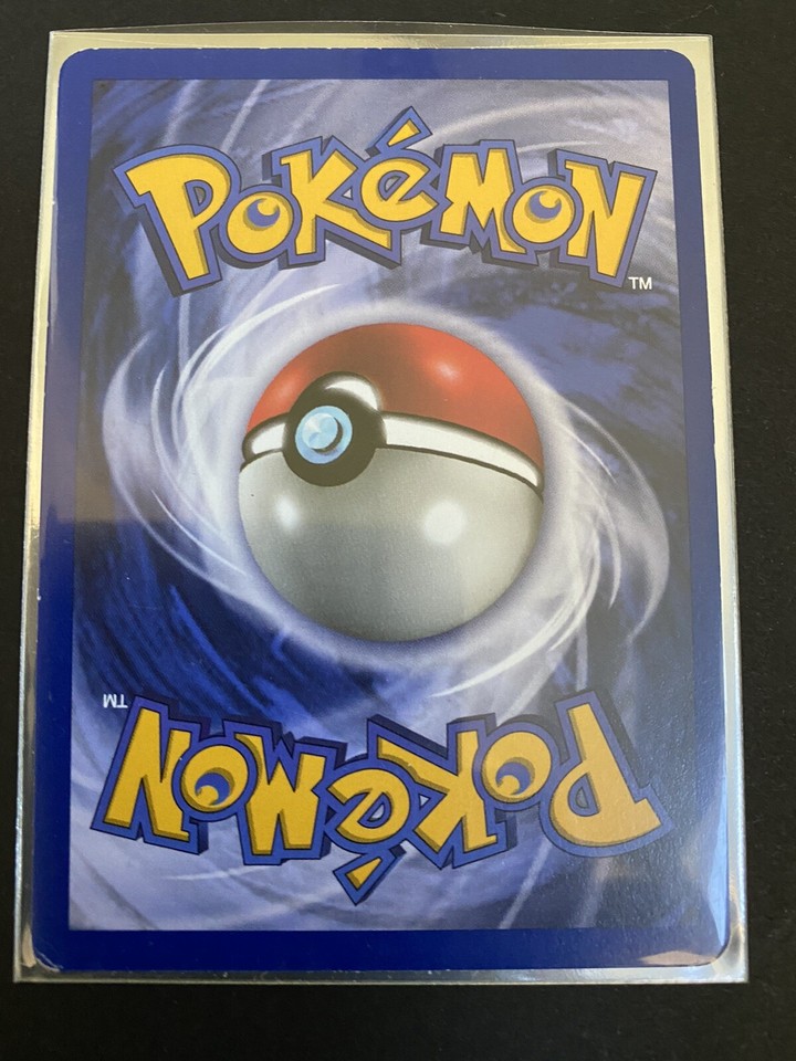 Pikachu Red Cheeks Pokemon Card 50 HP 60/64 RARE Green Background 1999 ...