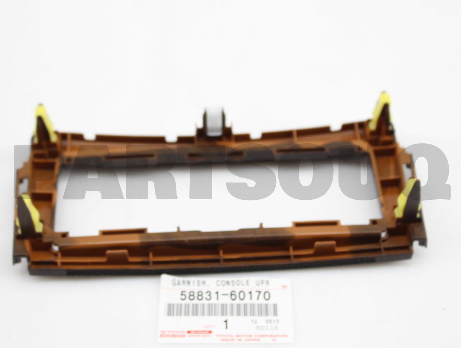 5883160170 Genuine Toyota GARNISH, CONSOLE UPPER PANEL, FRONT 58831 ...