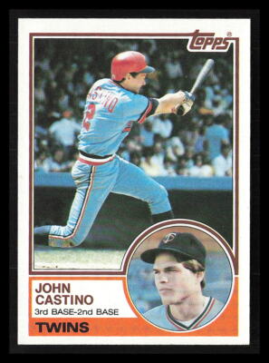 John Castino 1983 Topps #93 Minnesota Twins | eBay