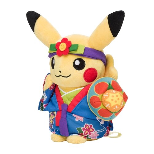 Plush Doll Ryukyu Dance Pikachu Pokemon Center Okinawa 3 years old or ...