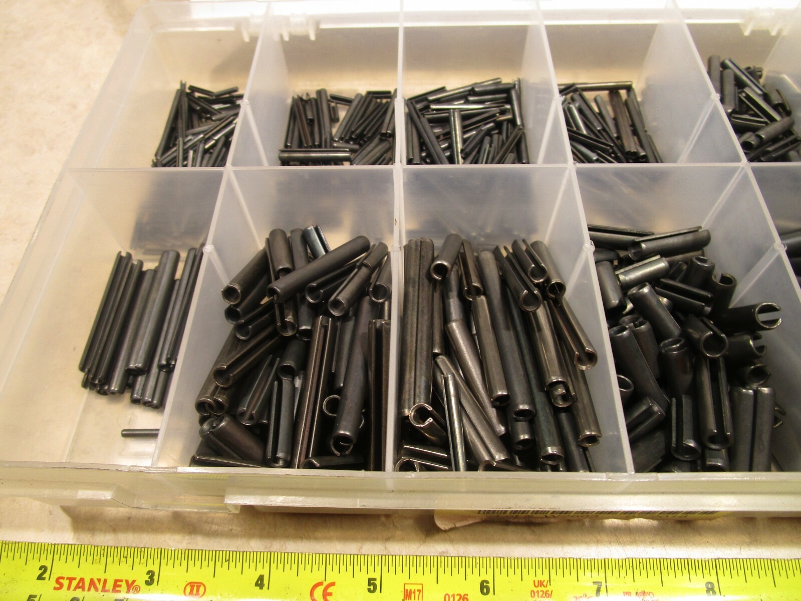 MCMASTER CARR 98418A148 CARBON STEEL SPRING STEEL METRIC ASSORTMENT SET ...