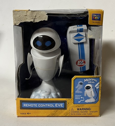 WALL-E Disney Pixar Remote Control RC Eve Moving Robot Thinkway Toys ...