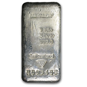 1 kilo Silver Bar - Metalor SA - SKU#59806 | eBay