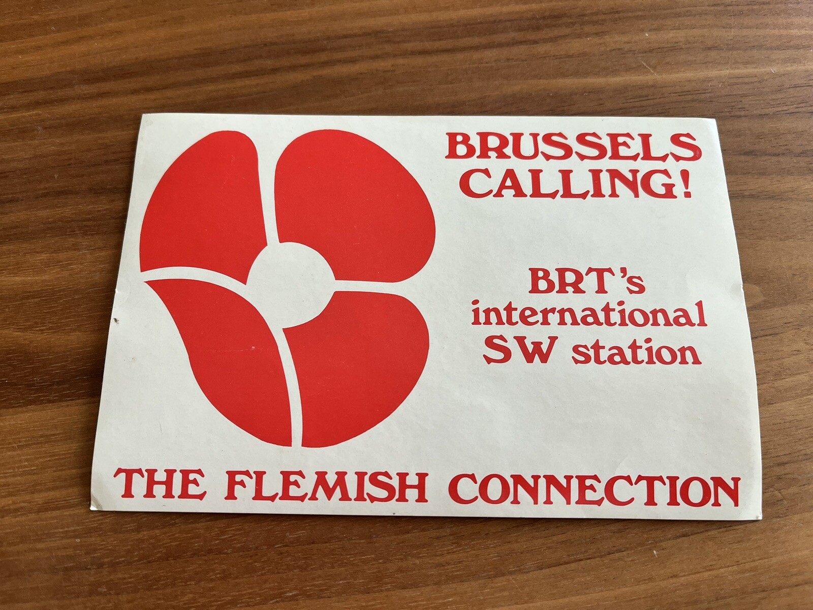 BRT Brussels Belgium Flemish Sticker Late 70s Mint Condition | eBay