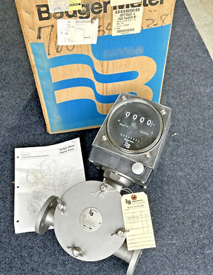 Badger Meter Counter, Flow Meter Mod C-20 TR 1” SS 150# Flange 150 PSI ...