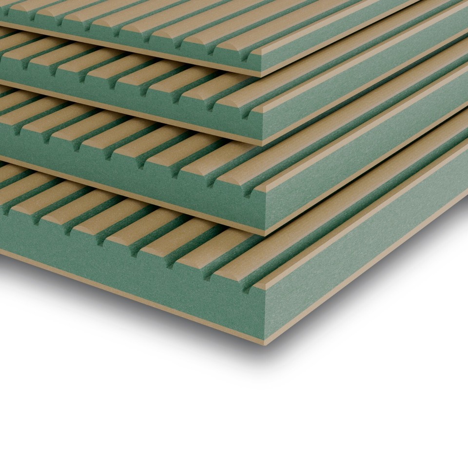 Ribbed Wall Panels 3D Wall Panels Wood Art Panels Decorative Moisture ...