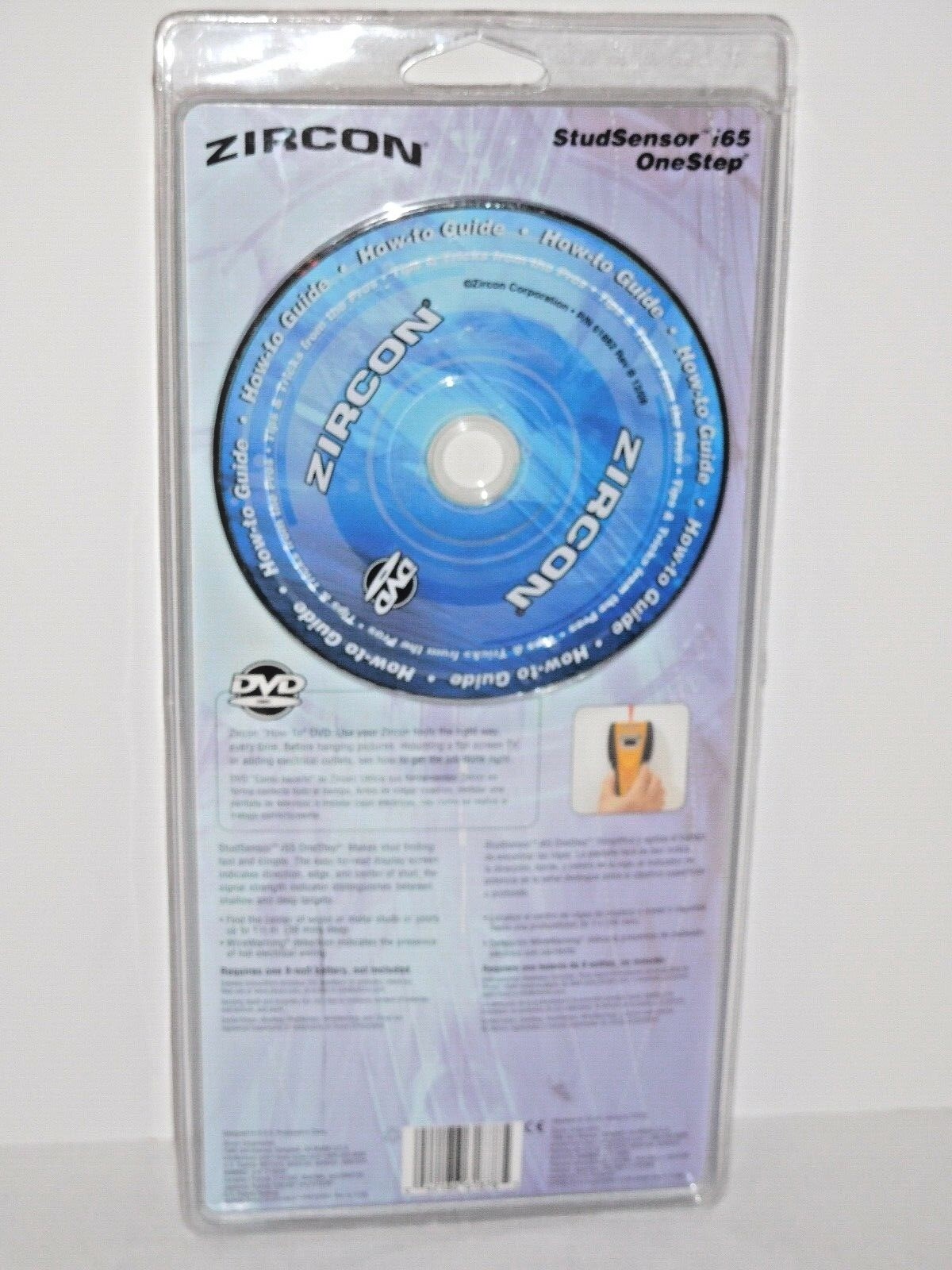 ZIRCON STUDSENSOR i65 ONE STEP CENTER FINDING WOOD/METAL DVD HOW TO ...