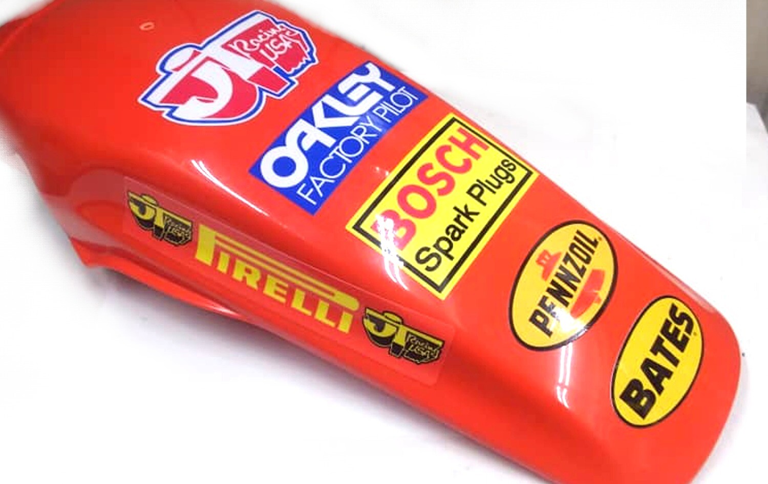 2 Bates stickers Vintage VMX AHRMA CR YZ465 YZ RM KX Maico KTM CZ (001 ...