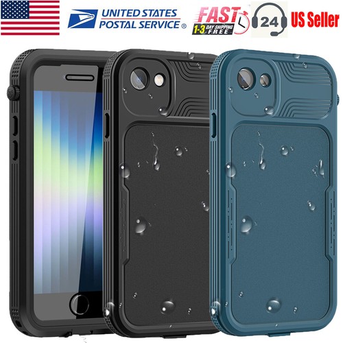 Waterproof Case For iPhone SE 2022/SE 2020/7/8 Rugged Military Grade ...