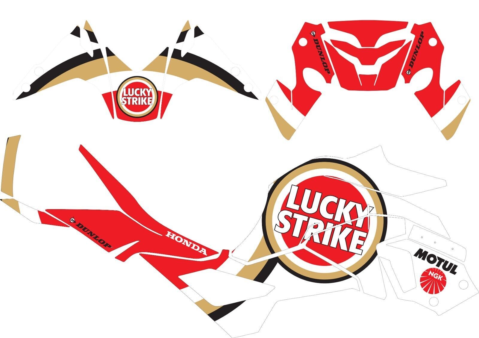 Honda MSX125 sticker Kit - Honda Grom sticker kit - msx graphics - grom ...