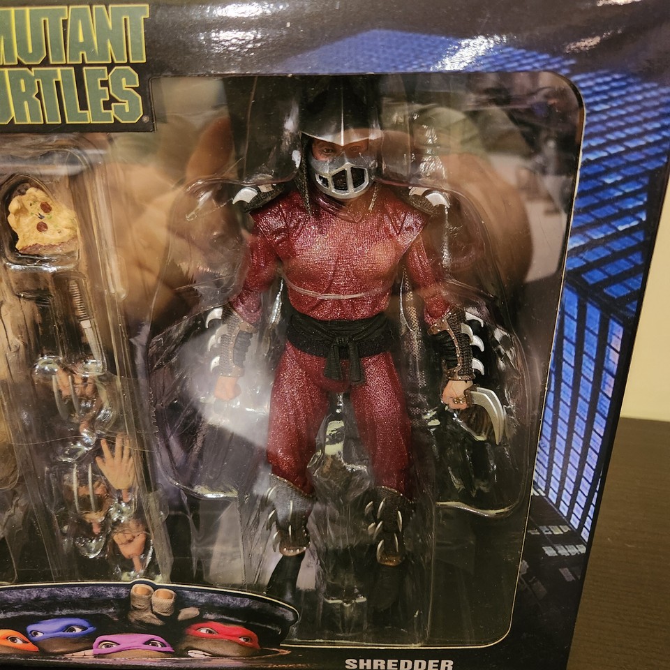 Neca TMNT Teenage Mutant Ninja Turtles Movie Splinter & Shredder 2 Pack ...