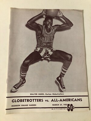 HARLEM GLOBETROTTERS OFFICIAL PROGRAM & SCORE CARD 1955 RARE ORIGINAL MSG | eBay